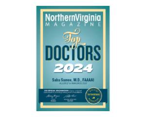 Dr. Samee recognized as a Northern Virginia Magazine Top Doctor